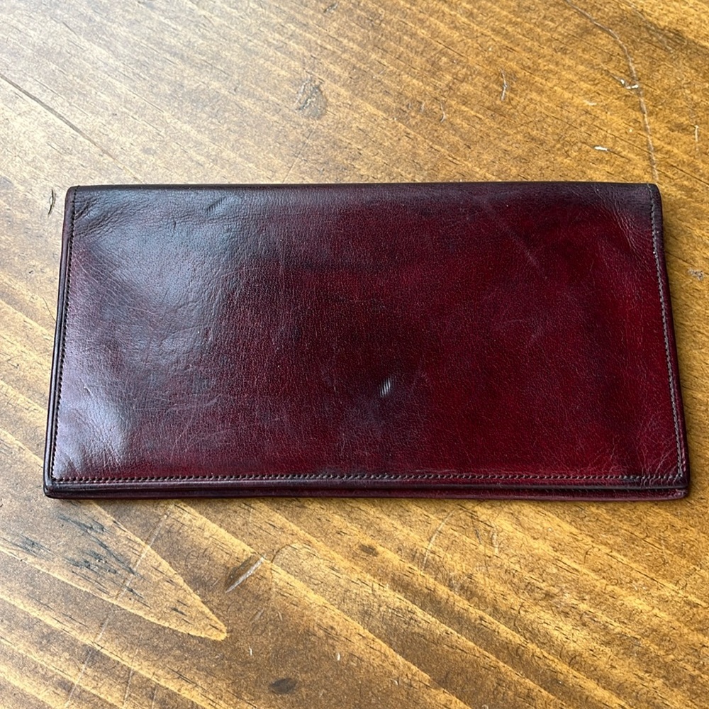 Coach Vintage Leather Bifold Wallet - Burgundy Rec - Gem